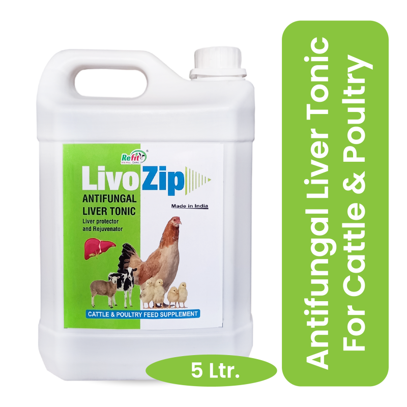 REFIT ANIMAL CARE Liver Tonic for Cow, Cattle, Goat, Sheep, Poultry and ...