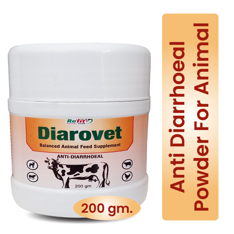 REFIT ANIMAL CARE Anti Diarrhoeal Veterinary Powder for Cow Cattle ...